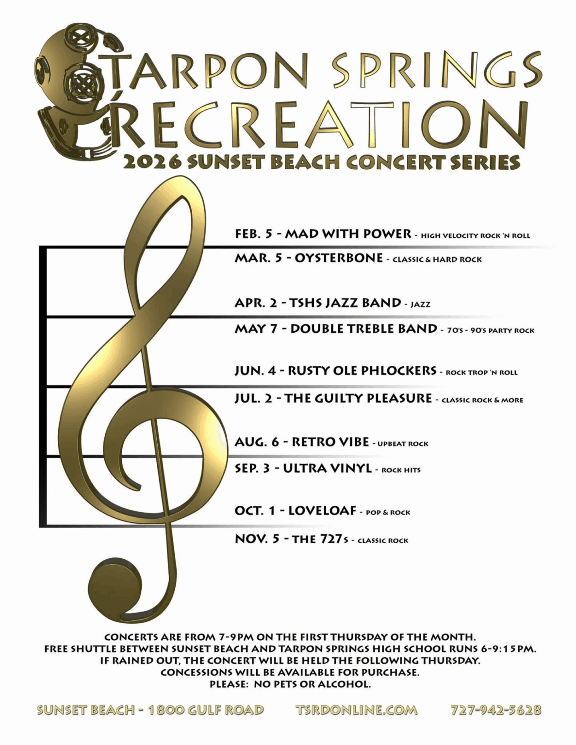 Sunset Beach Concert Series - Explore Tarpon Springs